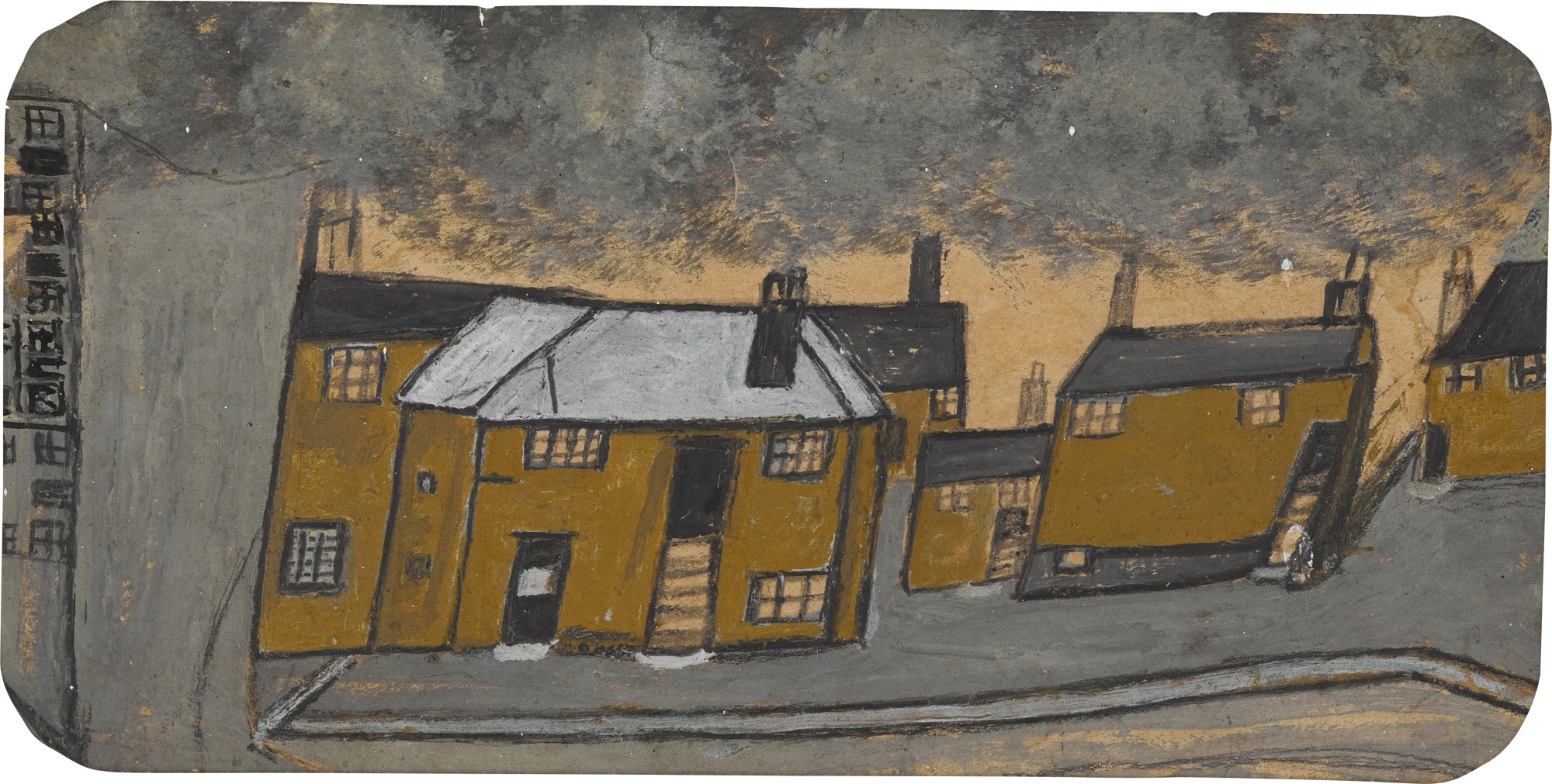 Alfred Wallis | HOUSES, PORTHMEOR SQUARE | MutualArt