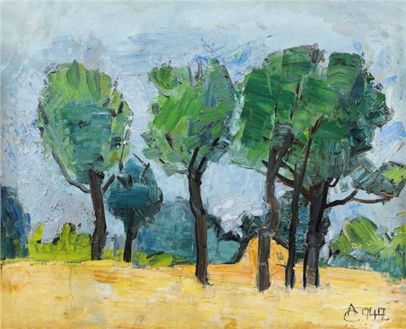 Alexandru Ciucurencu | Peisaj de vară (1949) | MutualArt