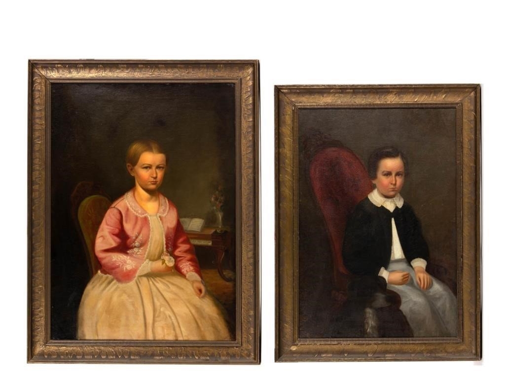 George Caleb Bingham | Two Works: PORTRAITS OF THE SWINNEY CHILDREN OF ...