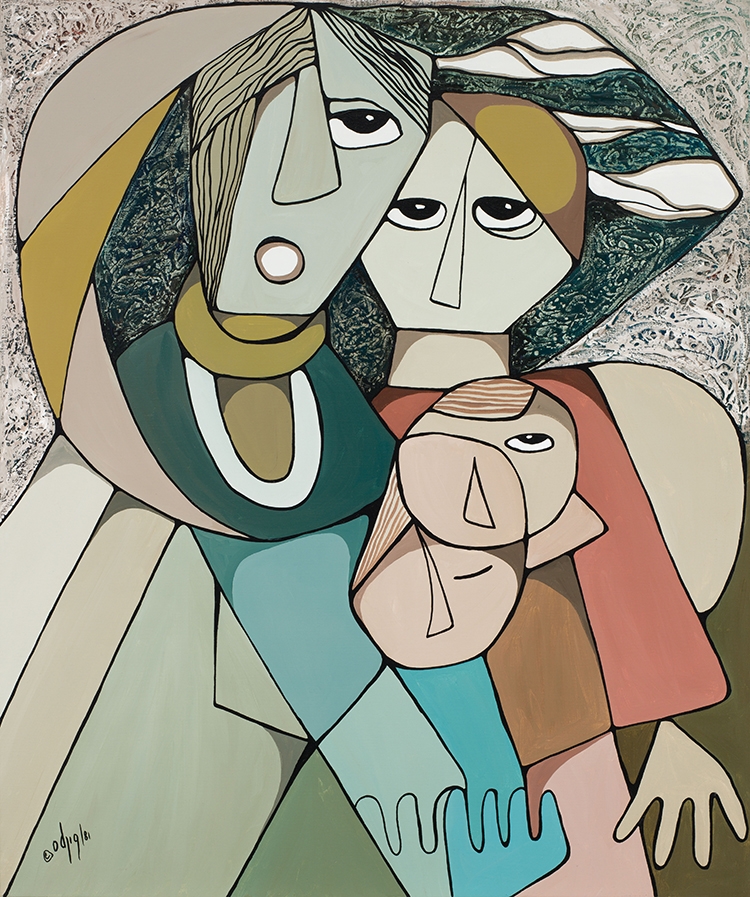 Daphne Odjig | 13 - Maternal Pride (1977) | MutualArt