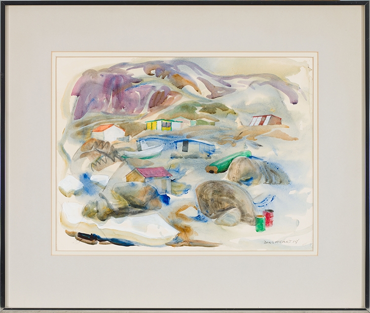 Doris McCarthy | Northern Canadian Village Landscape | MutualArt