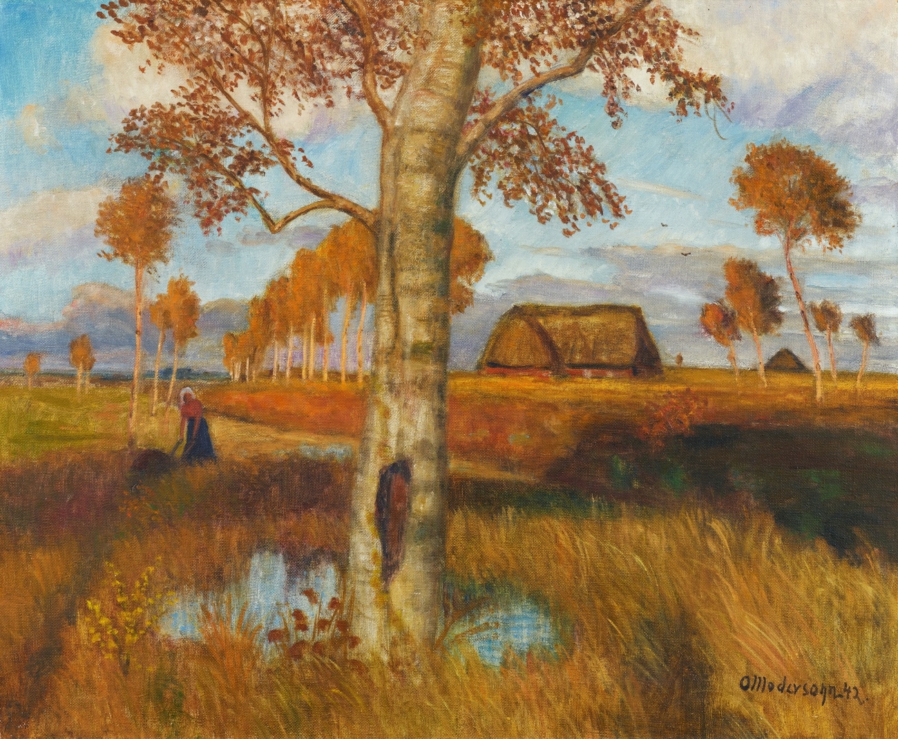 Otto Modersohn | Herbst im Teufelsmoor | MutualArt
