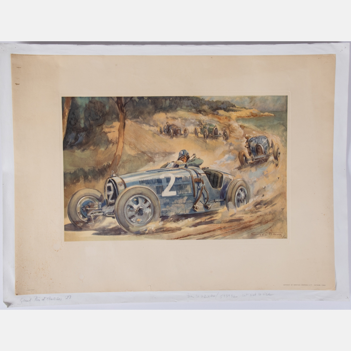 Géo‏ Ham | Louis Chiron au Grand Prix d'Antides | MutualArt