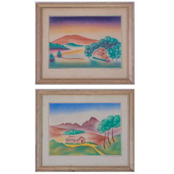 John Howald | Two Landscapes | MutualArt