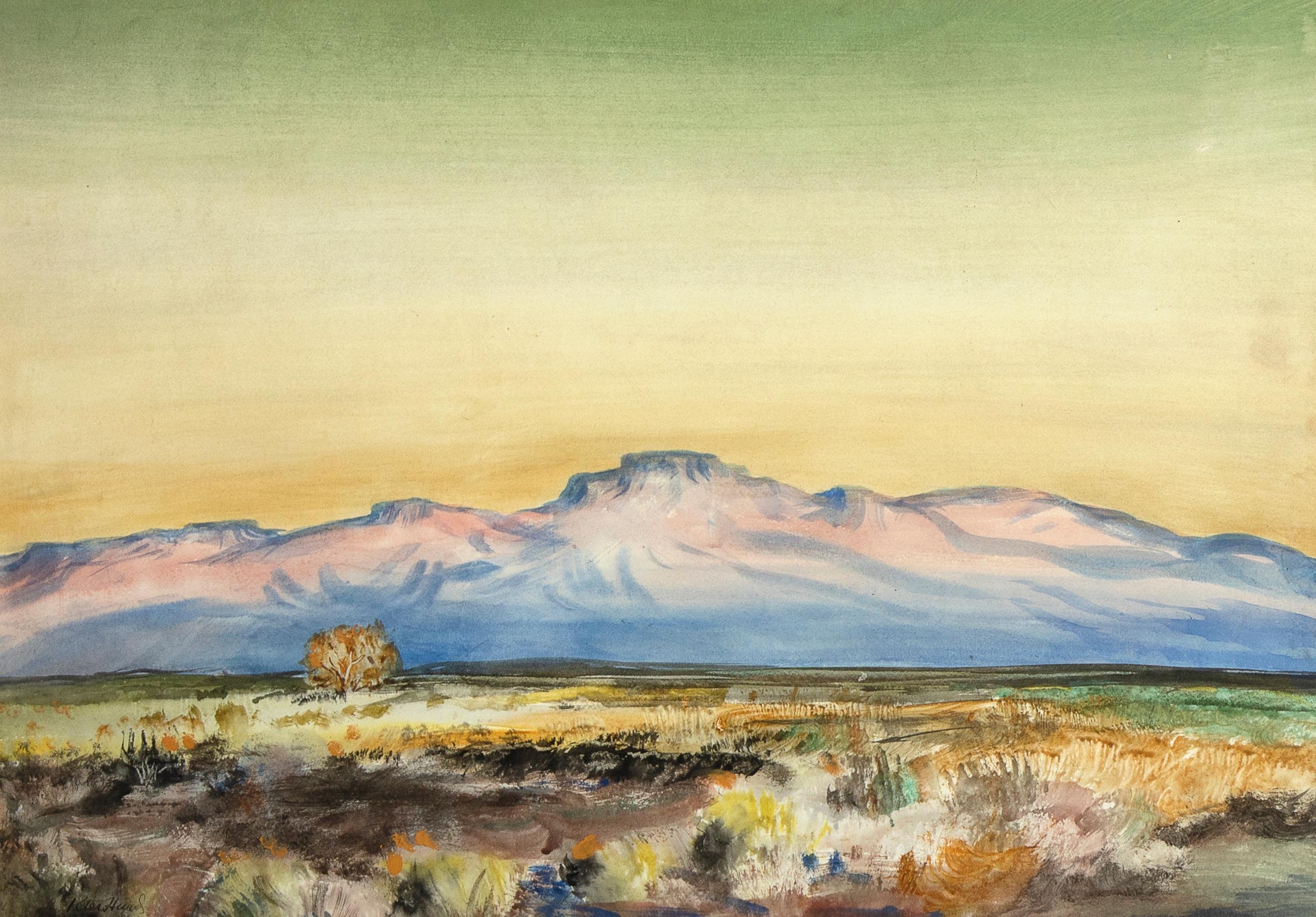 Peter Hurd | Mountain Landscape | MutualArt