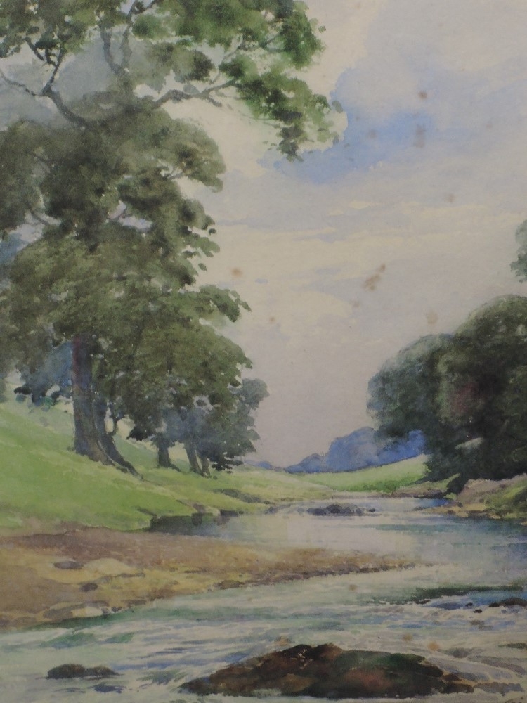 George Henry Downing | View of the River Lune near Kirkby Lonsdale ...