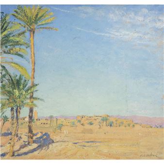 Paul Elie Dubois | VUE DE L'AMIRAUTÉ DANS LE PORT D'ALGER | MutualArt