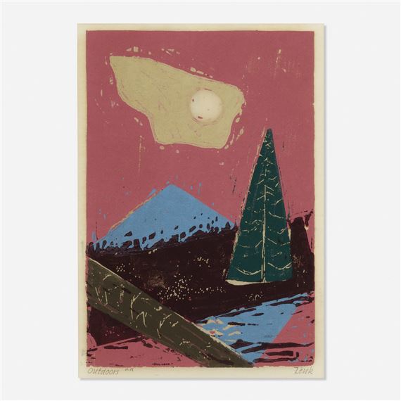 Josef Zenk | Outdoors (Circa 1946) | MutualArt