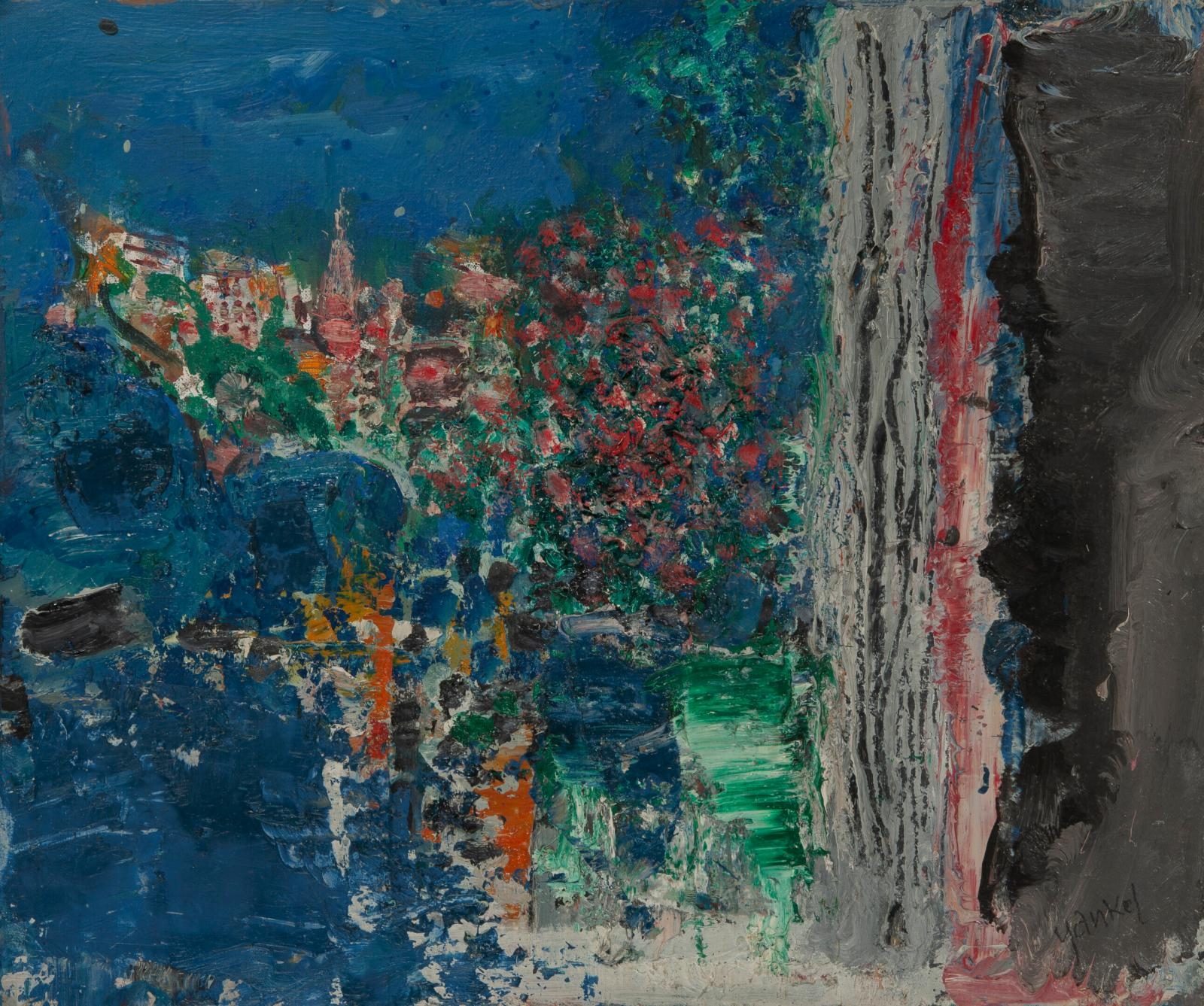 Jacques Yankel | View of Montsouris Park (Circa 1966) | MutualArt