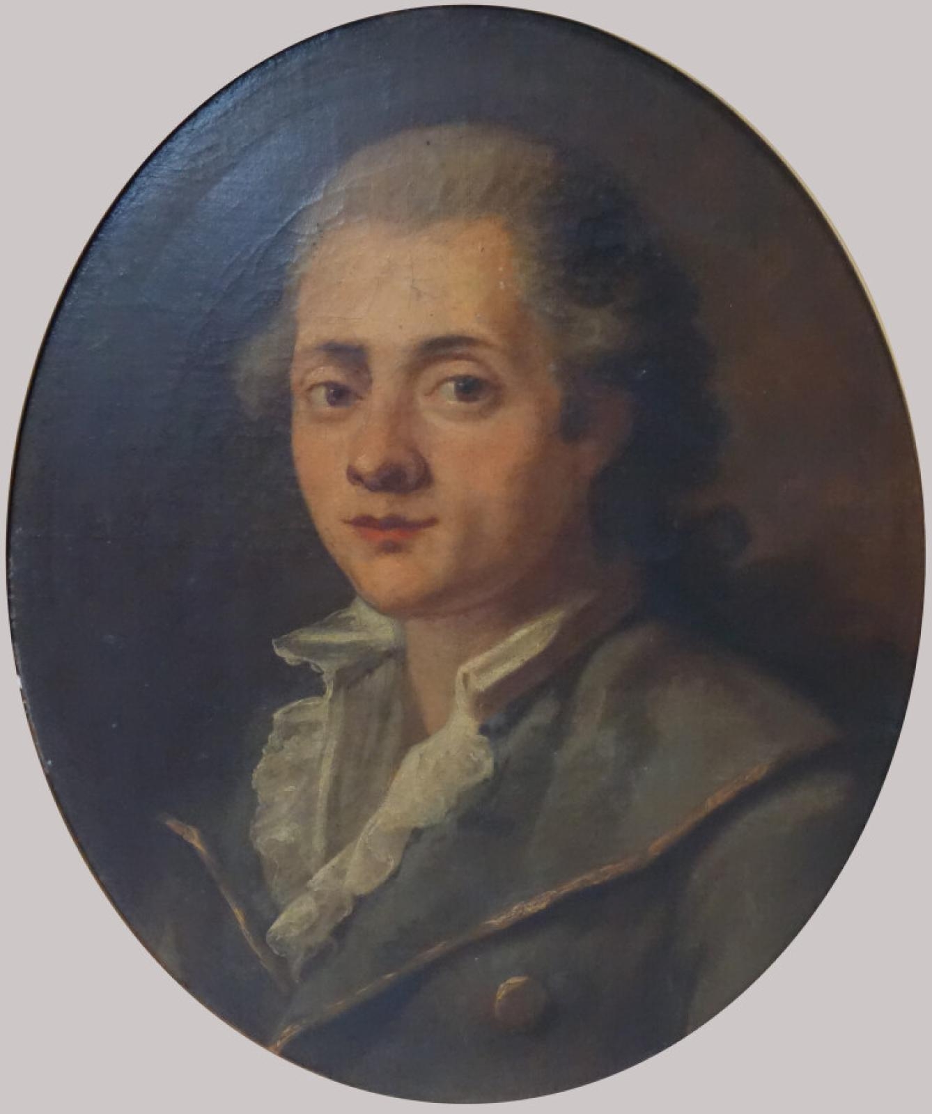 French School, 18th Century | Portrait d'un homme jeune coiffé d'une ...
