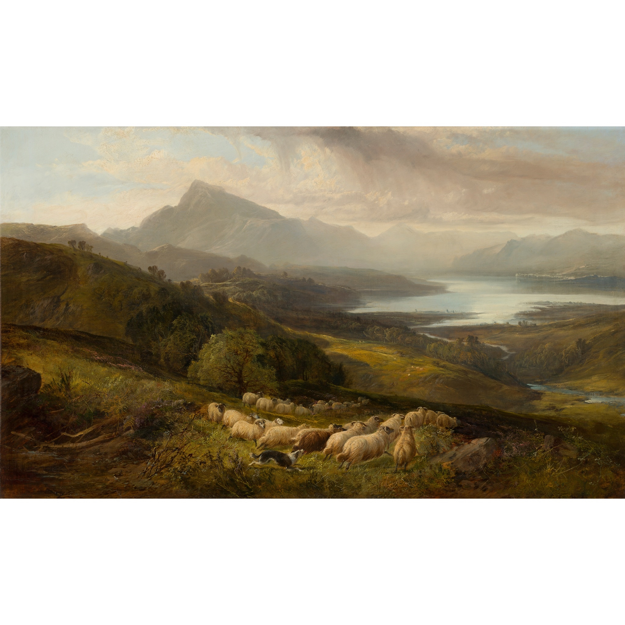 Joseph Adam | COLLECTING THE FLOCK | MutualArt