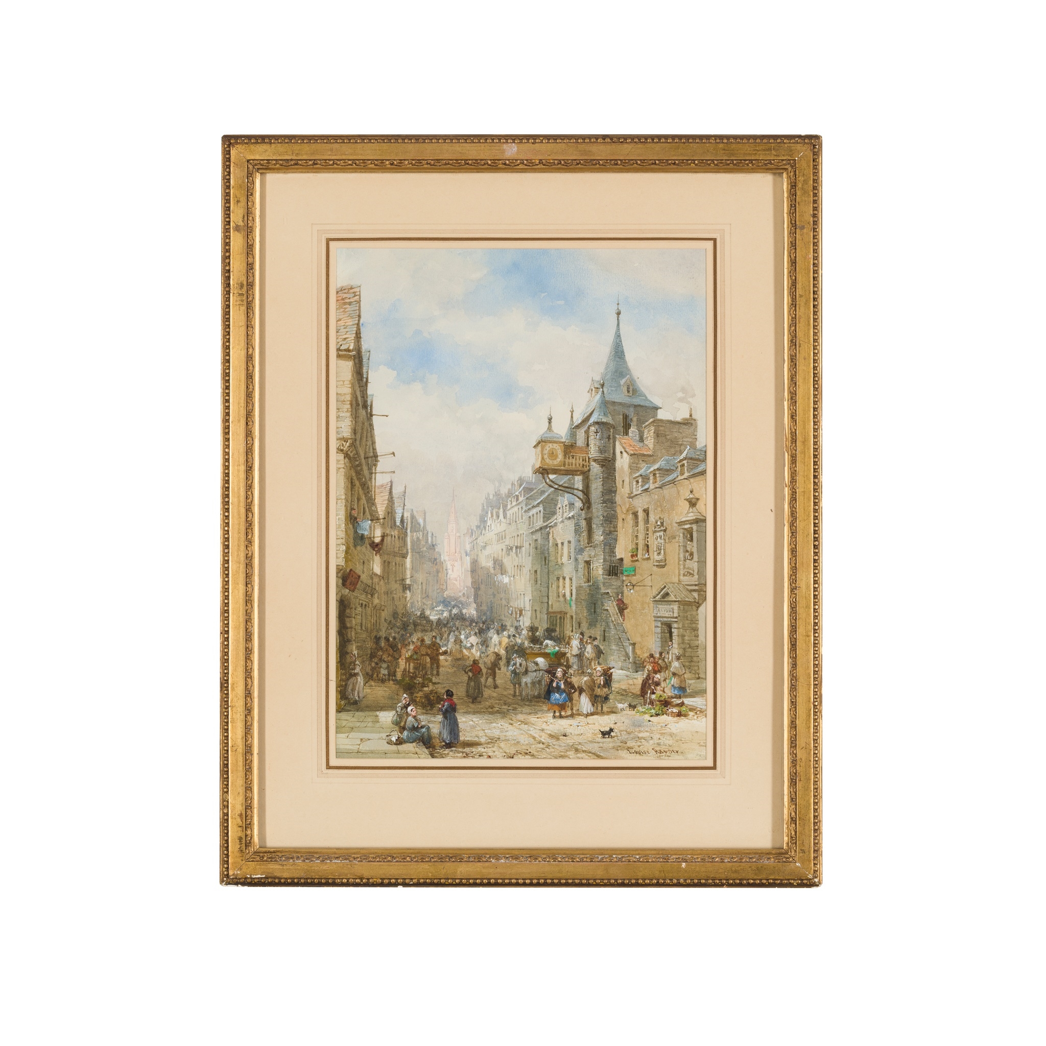 Louise Rayner | HIGH STREET EDINBURGH | MutualArt