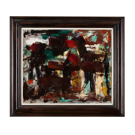 William Johnstone | BORDERS LANDSCAPE (1956) | MutualArt