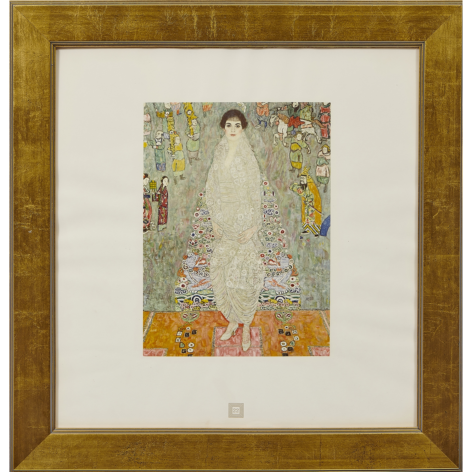 Gustav Klimt | Portrait of Baronese Bachofen-Echt | MutualArt