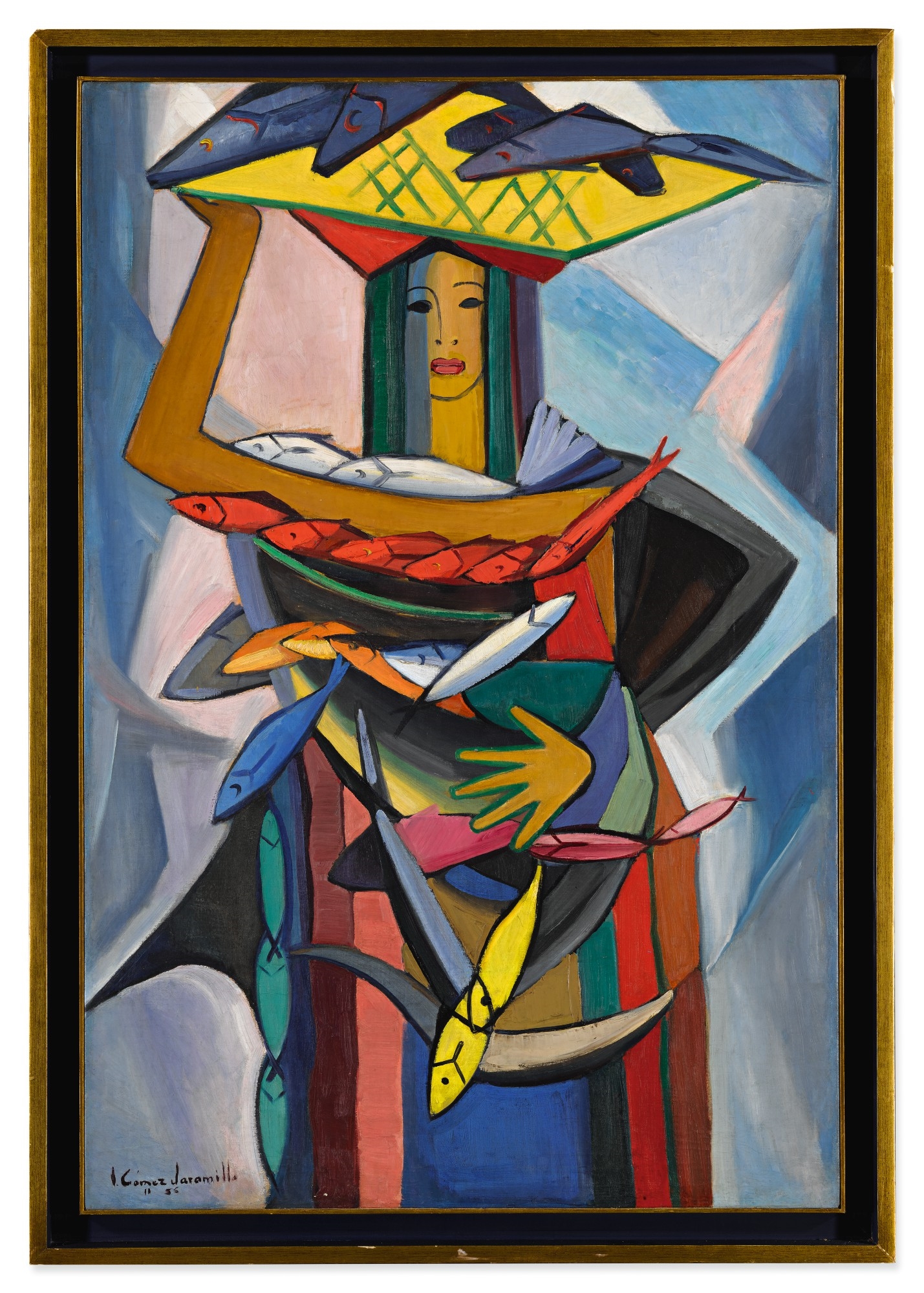 Ignacio Gómez Jaramillo | Vendedora de pescado (55) | MutualArt