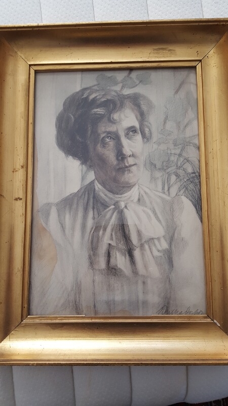 Bertha Dorph | Portrait of actress Betty Hennings (1850–1939) | MutualArt