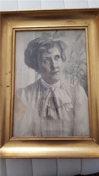 Bertha Dorph | Portrait of actress Betty Hennings (1850–1939) | MutualArt