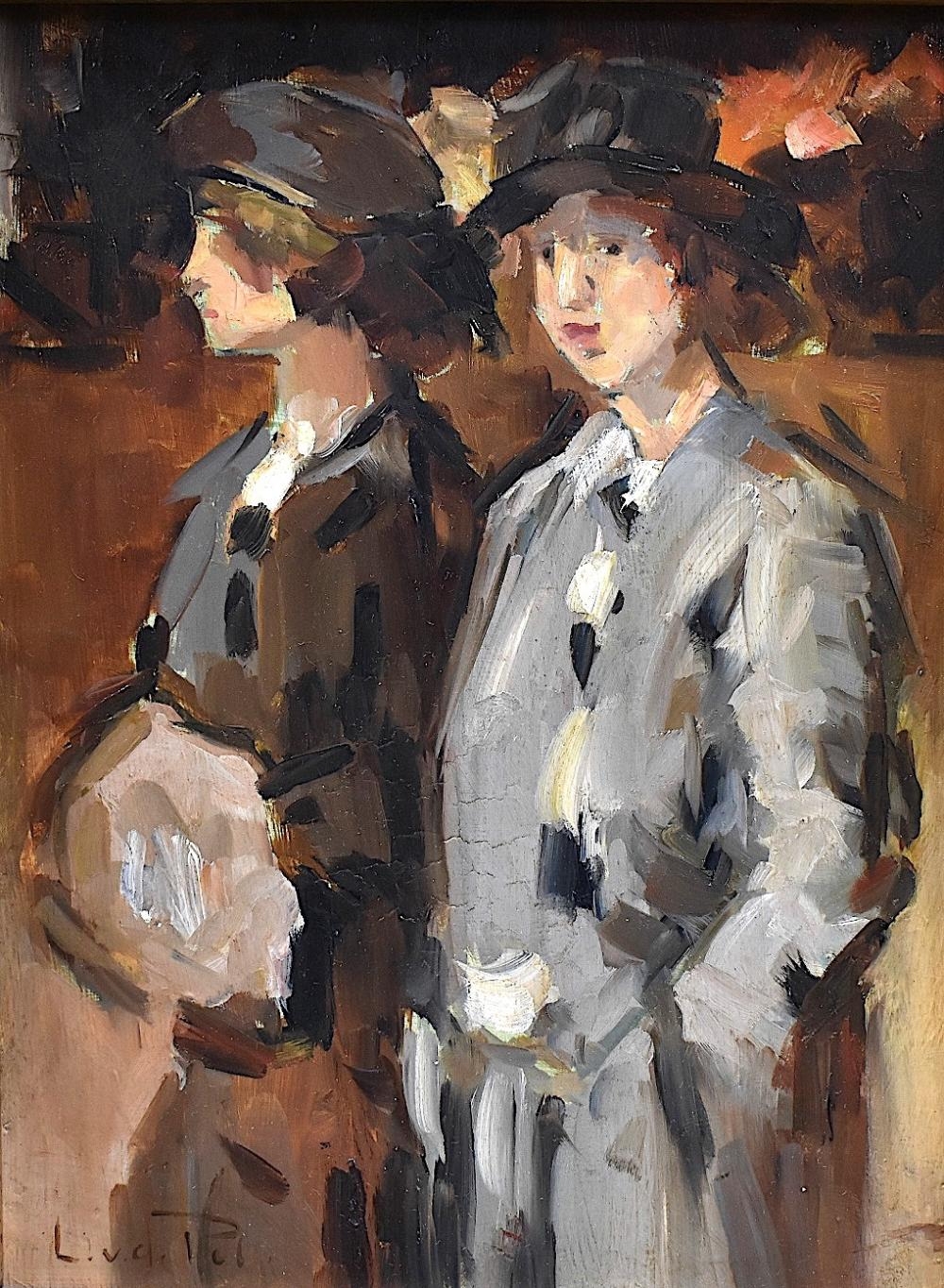 Louis van der Pol | Two girls in London. | MutualArt