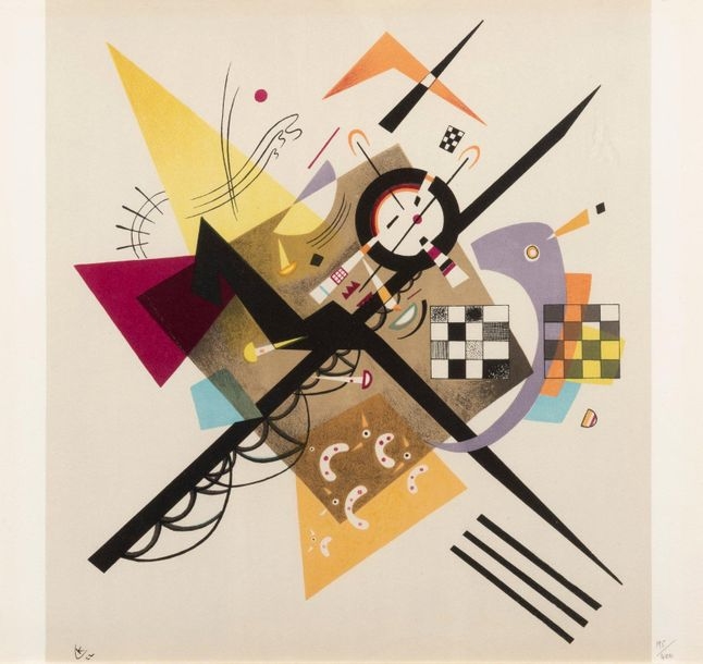 Wassily Kandinsky | Abstract composition (1923) | MutualArt