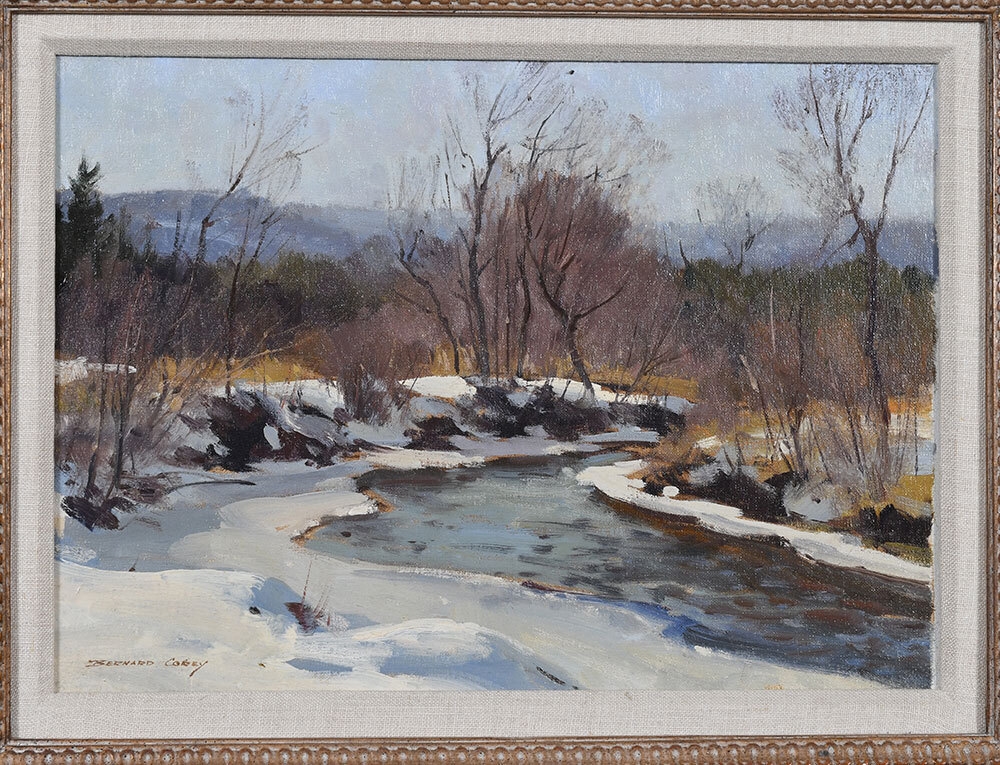 Bernard Corey | Winter Scene | MutualArt