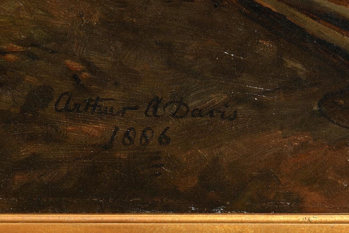 Arthur H. Davis | A Narrow Squeak (1886) | MutualArt