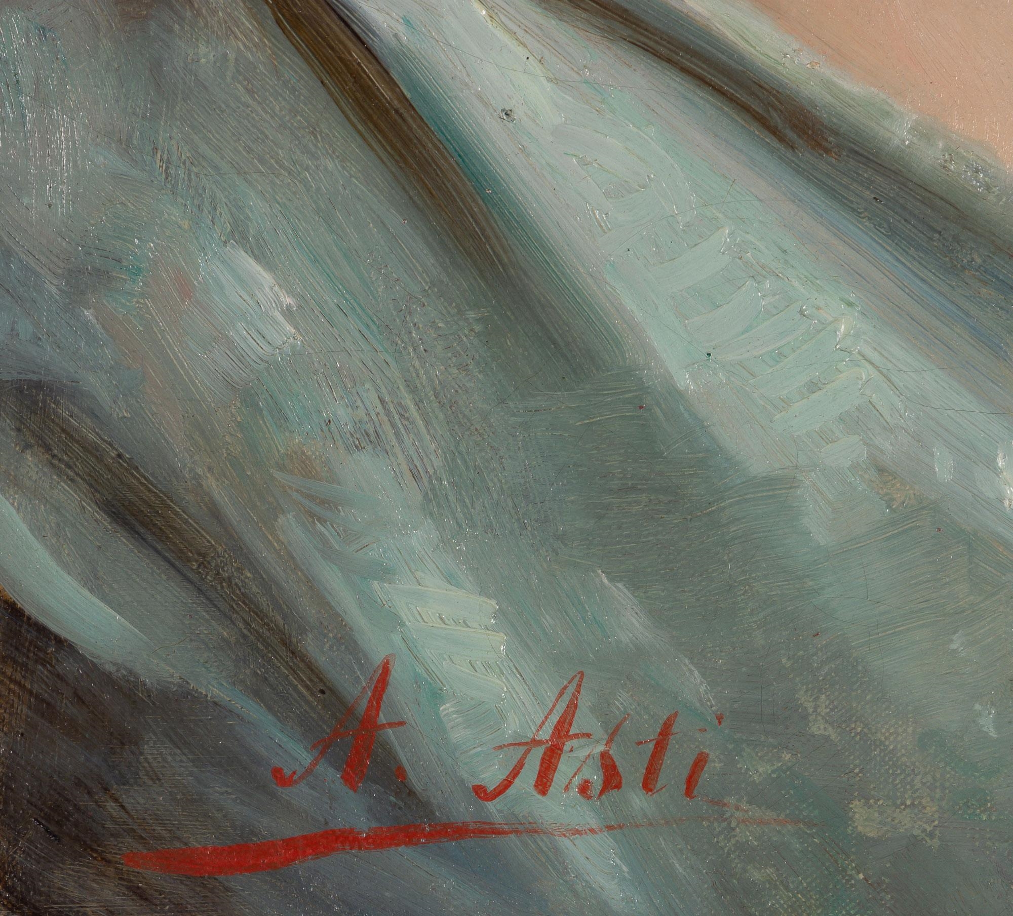 Angelo Asti | Portrait of a Lady in Profile | MutualArt