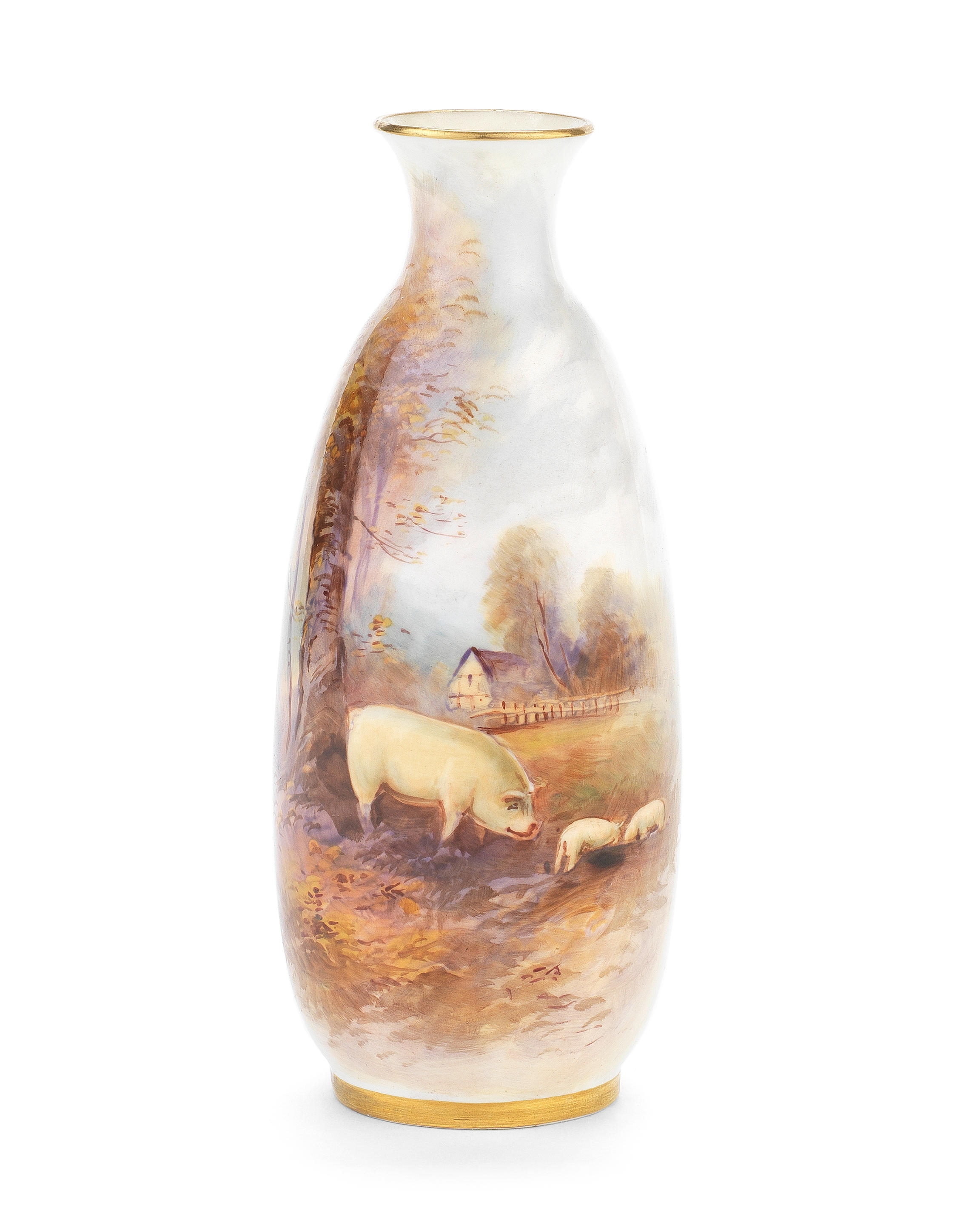 Harry Davis | A Royal Worcester vase by Harry Davis | MutualArt