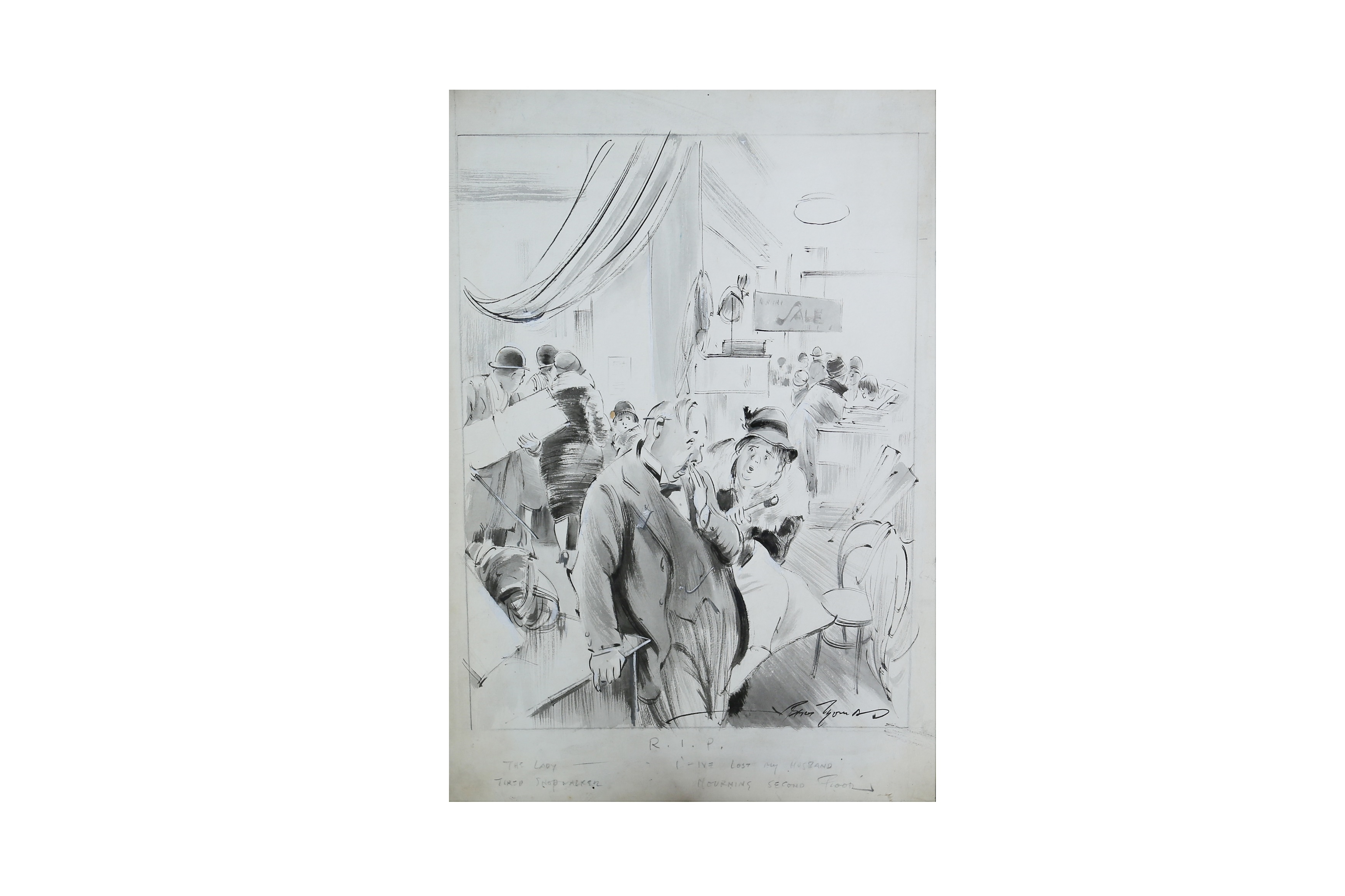 Bert Thomas | A collection of sixteen cartoons | MutualArt