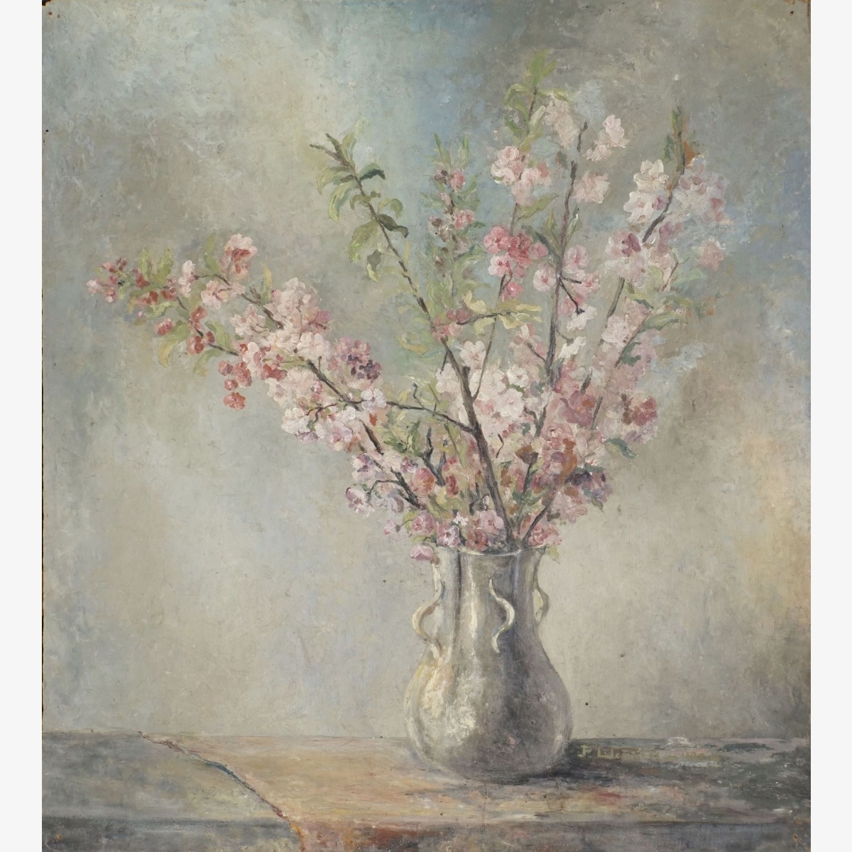 Pierre Wemaëre | Branches fleuries dans un vase (1935) | MutualArt