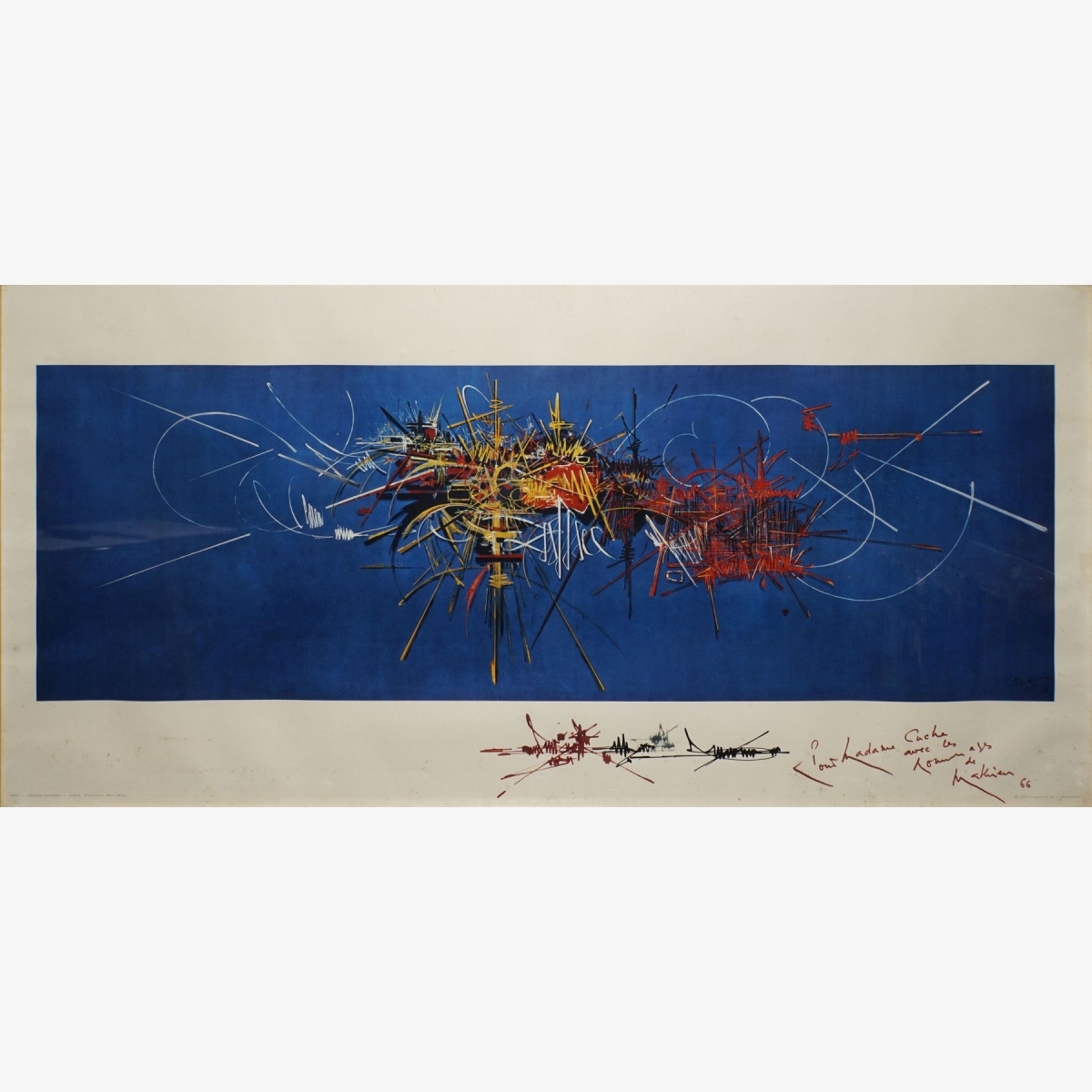 Georges Mathieu | Paris, Capitale des Arts (1966) | MutualArt