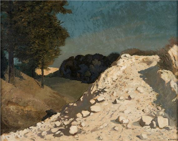 Raoul Hynckes | A hilly landscape | MutualArt