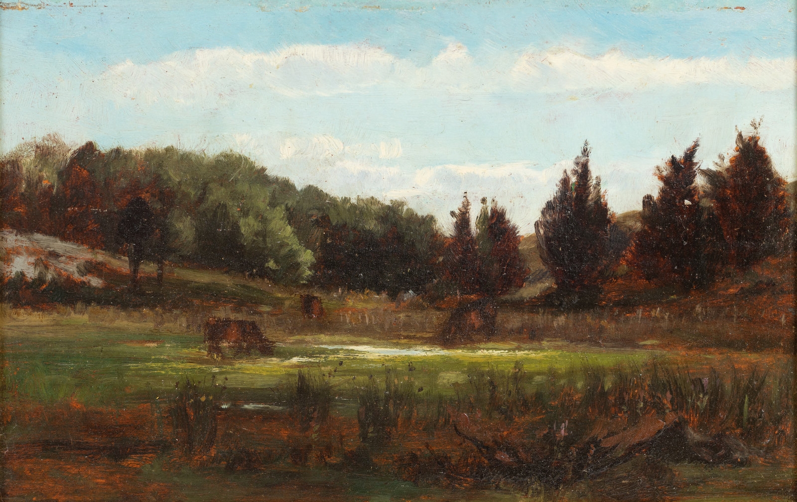John Appleton Brown | Cattle in a Landscape | MutualArt