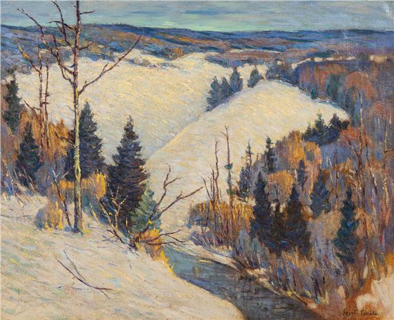 Josef Froula | Hillside Snow | MutualArt