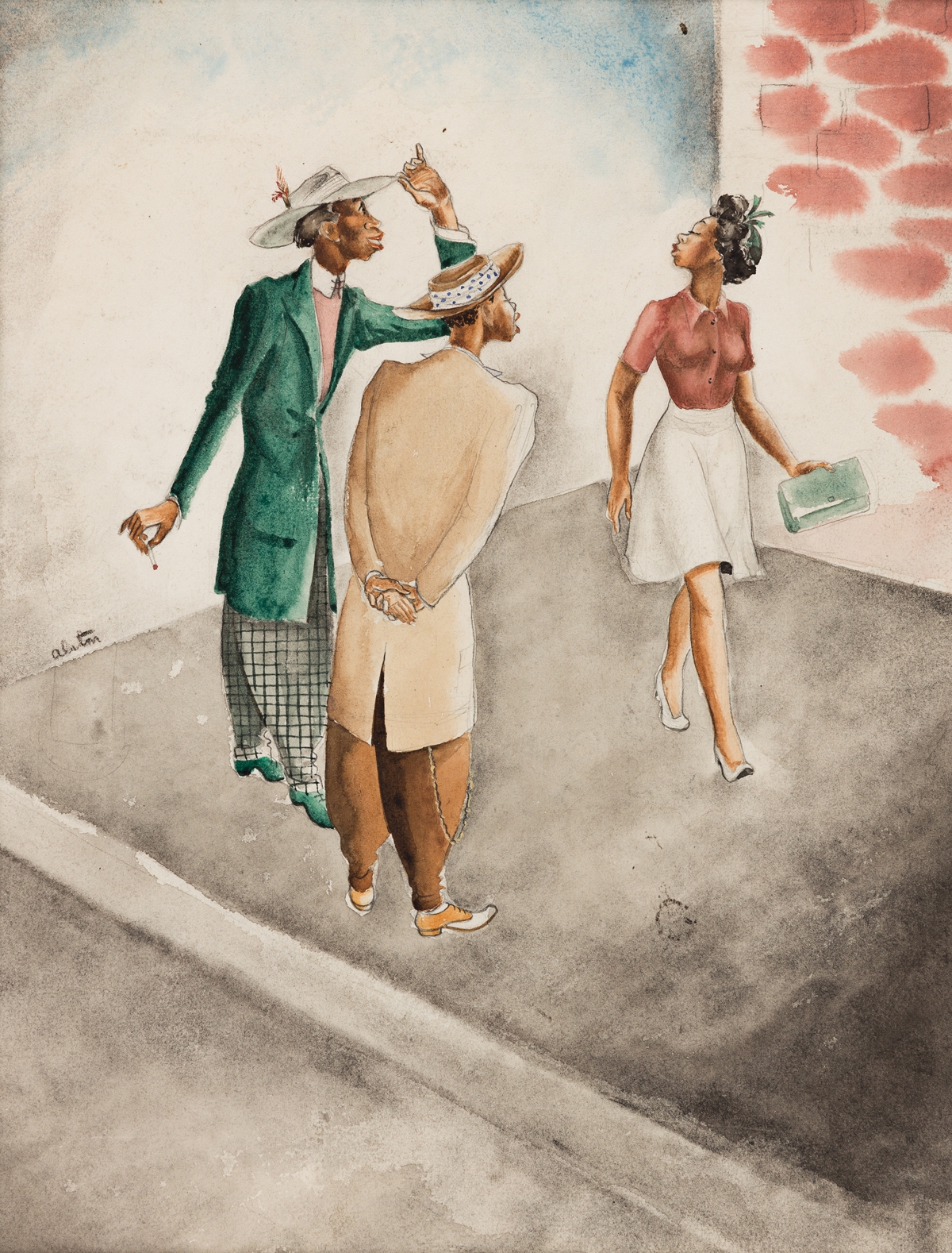 Charles Alston | Pool Hustler (1938 - 1939) | MutualArt