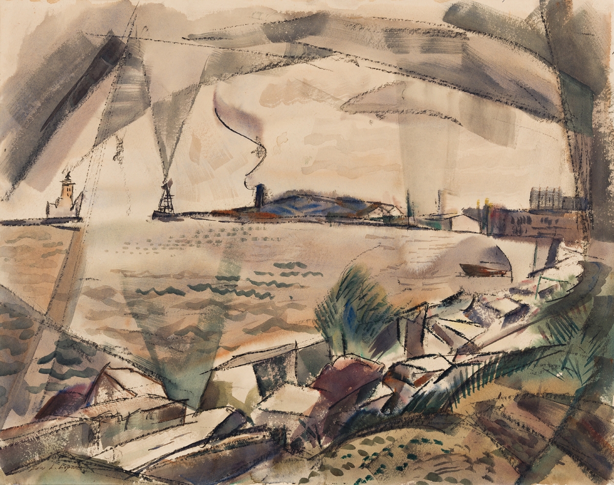 Edward L. Loper | Untitled (Delaware River) (Circa 1960s) | MutualArt