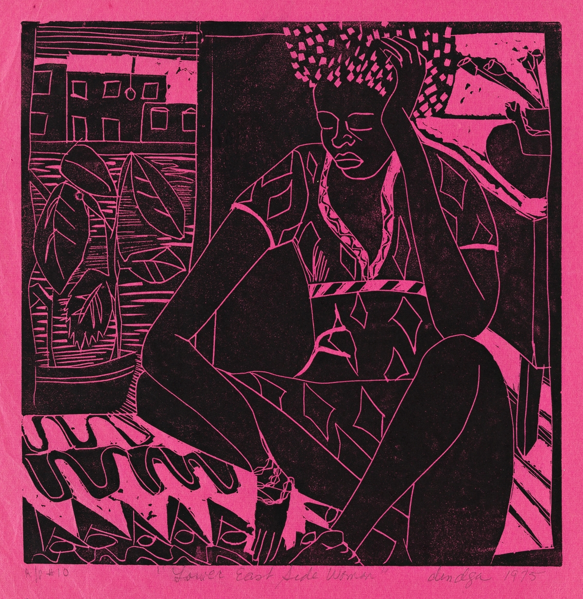 Dindga McCannon | Lower East Side Woman (1975) | MutualArt
