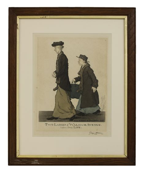 George Belcher | 'Two Ladies of Waltham Avenue taken from life' | MutualArt