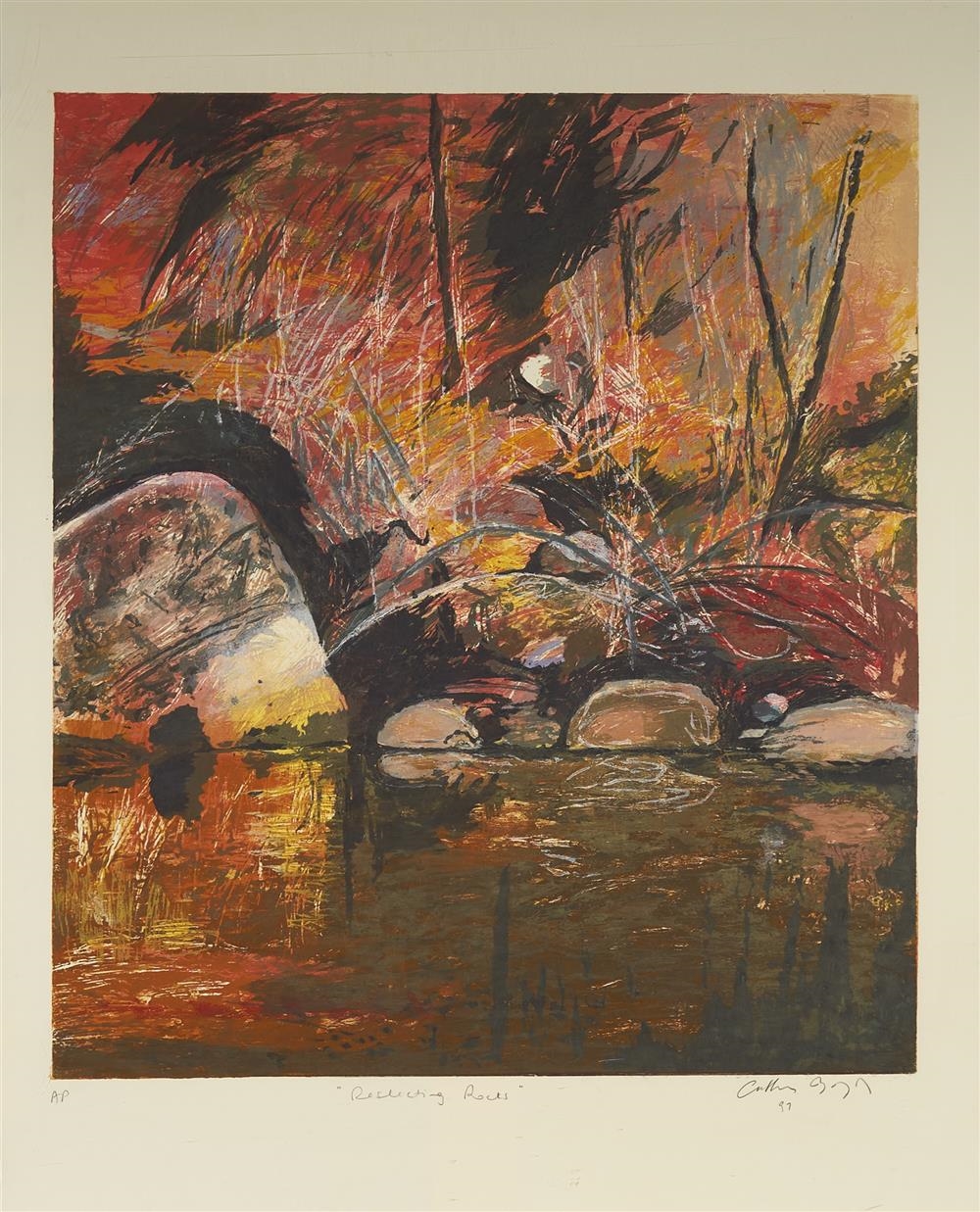 Arthur Merric Bloomfield‏ Boyd | Reflecting Rocks (1997) | MutualArt