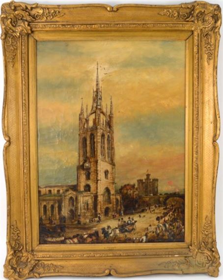 C.O. Perry | Painting of Cathedral (1880) | MutualArt