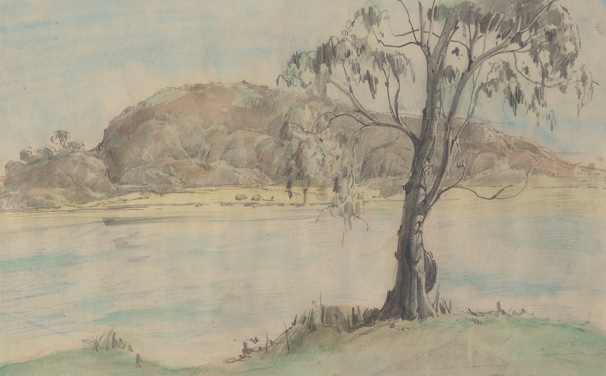 Lloyd Rees | River View (1967) | MutualArt