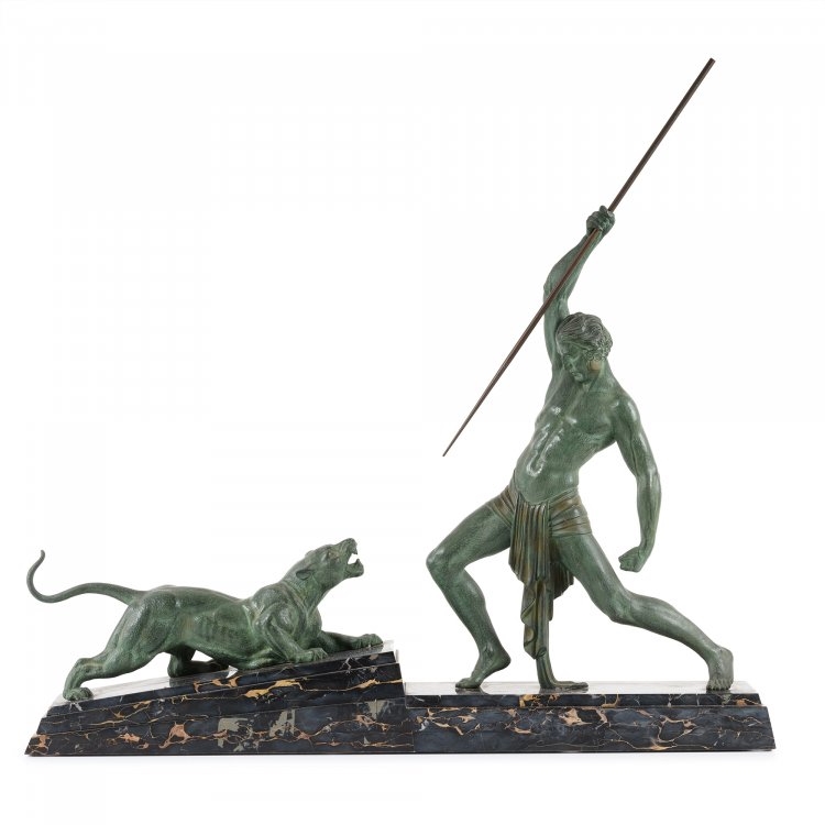 Demétre H. Chiparus | La Chasse (1930) | MutualArt