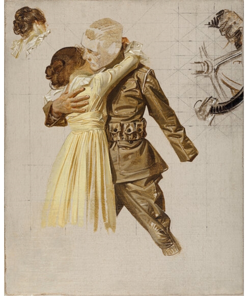 Joseph Christian Leyendecker | Homecoming, Saturday Evening Post cover ...