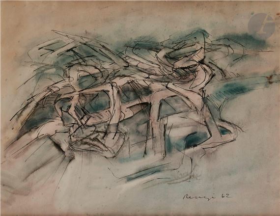 Grace Renzi | Composition (1962) | MutualArt