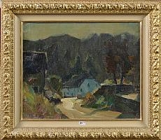 Albert Raty | Vue d’un village à Bouillon | MutualArt