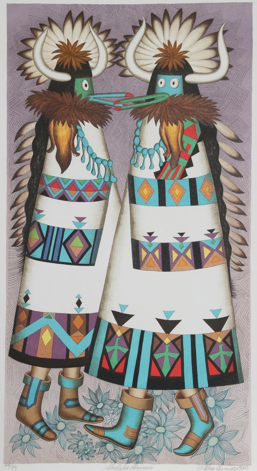 Alice Asmar | Shalako Dancers (1980) | MutualArt
