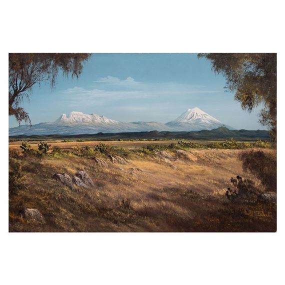 Carlos Pelestor | Paisaje de los volcanes | MutualArt