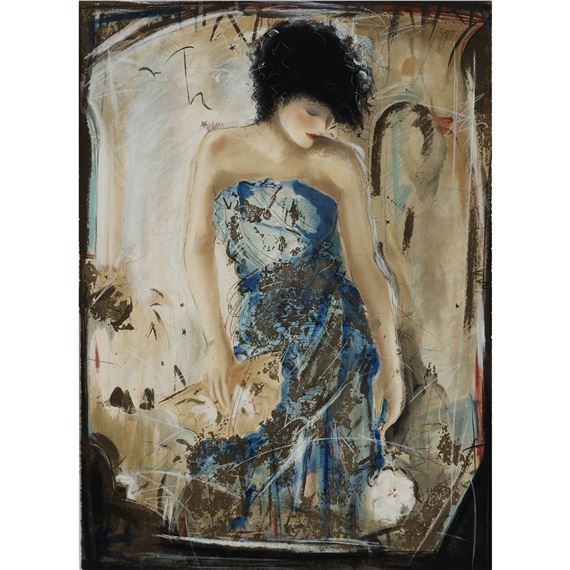 Janet Treby | GIRL WITH FAN, 1995 (1995) | MutualArt