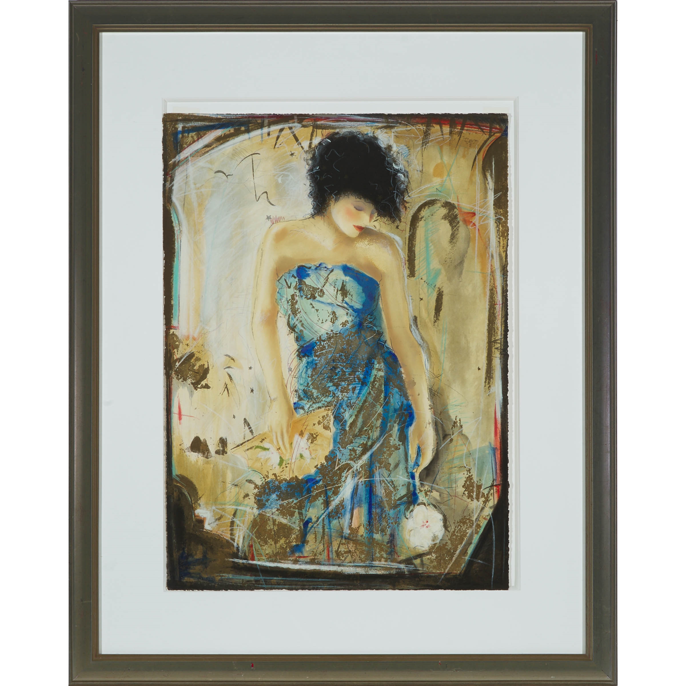 Janet Treby | GIRL WITH FAN, 1995 (1995) | MutualArt