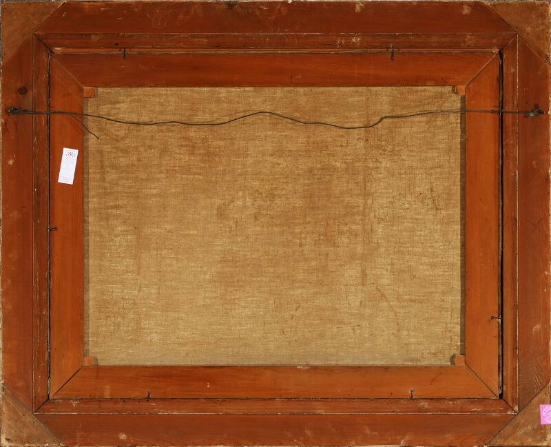 Carl Budtz-Moller | Interior with a farmer's wife reading aloud for her ...