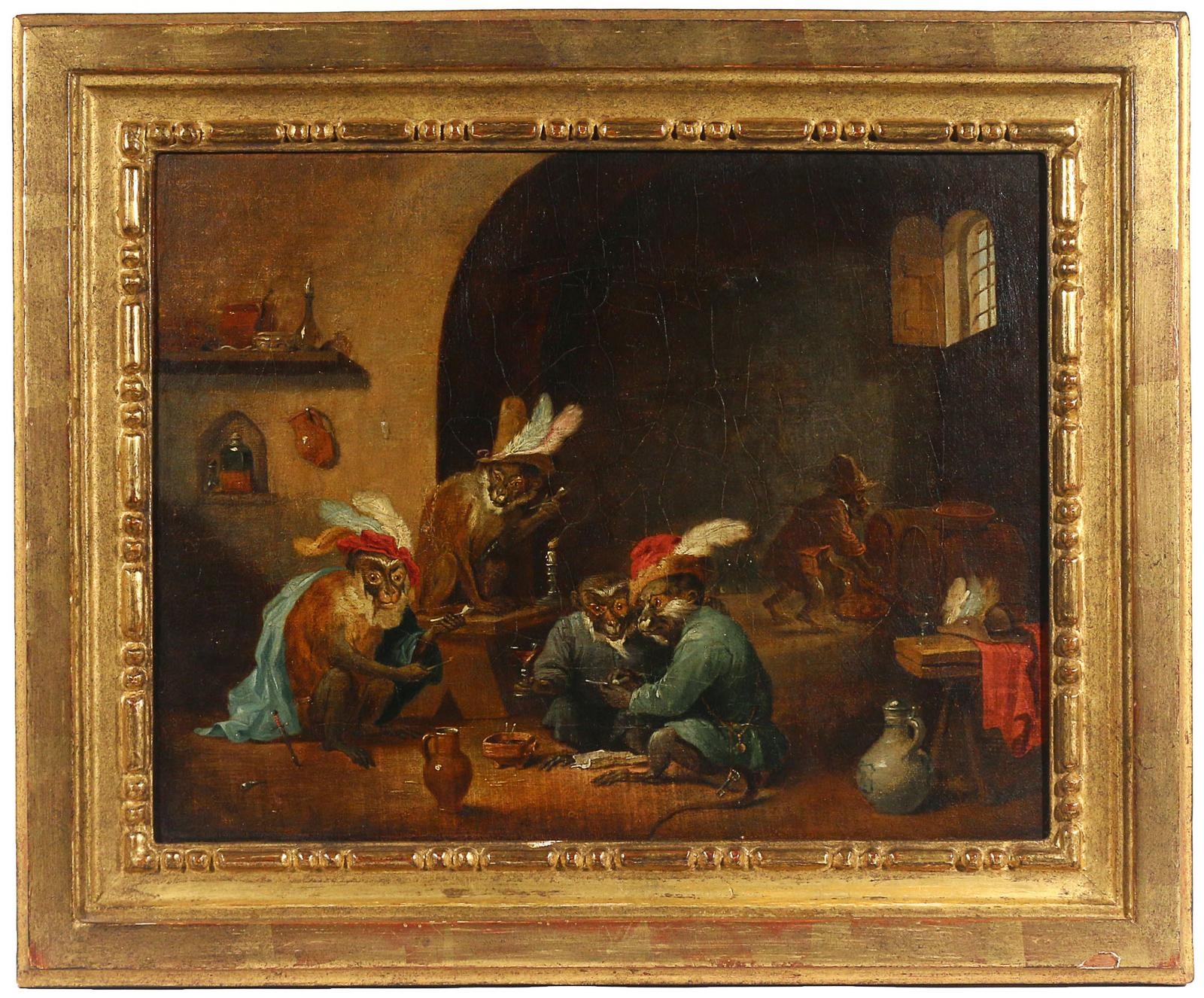 David Teniers the Younger | Monkeys engaged in various activities ...